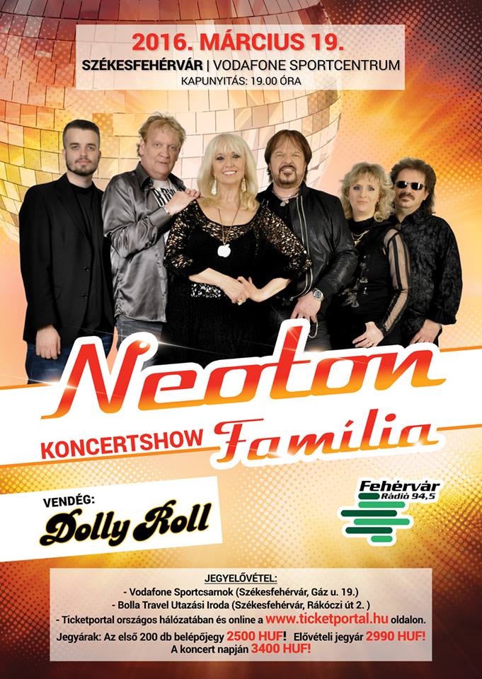 Neoton Familia koncert | Székesfehérvári Programok portálja